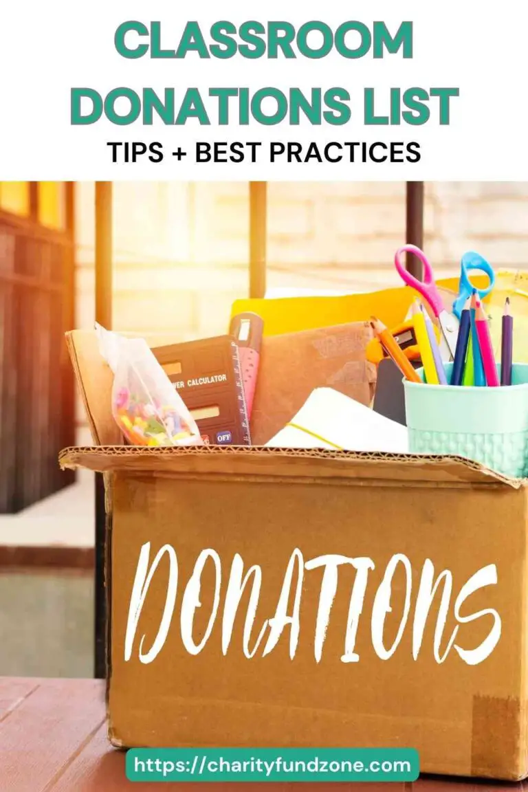 Classroom Donations List: Must-Have Items + Best-Practices - Charity ...