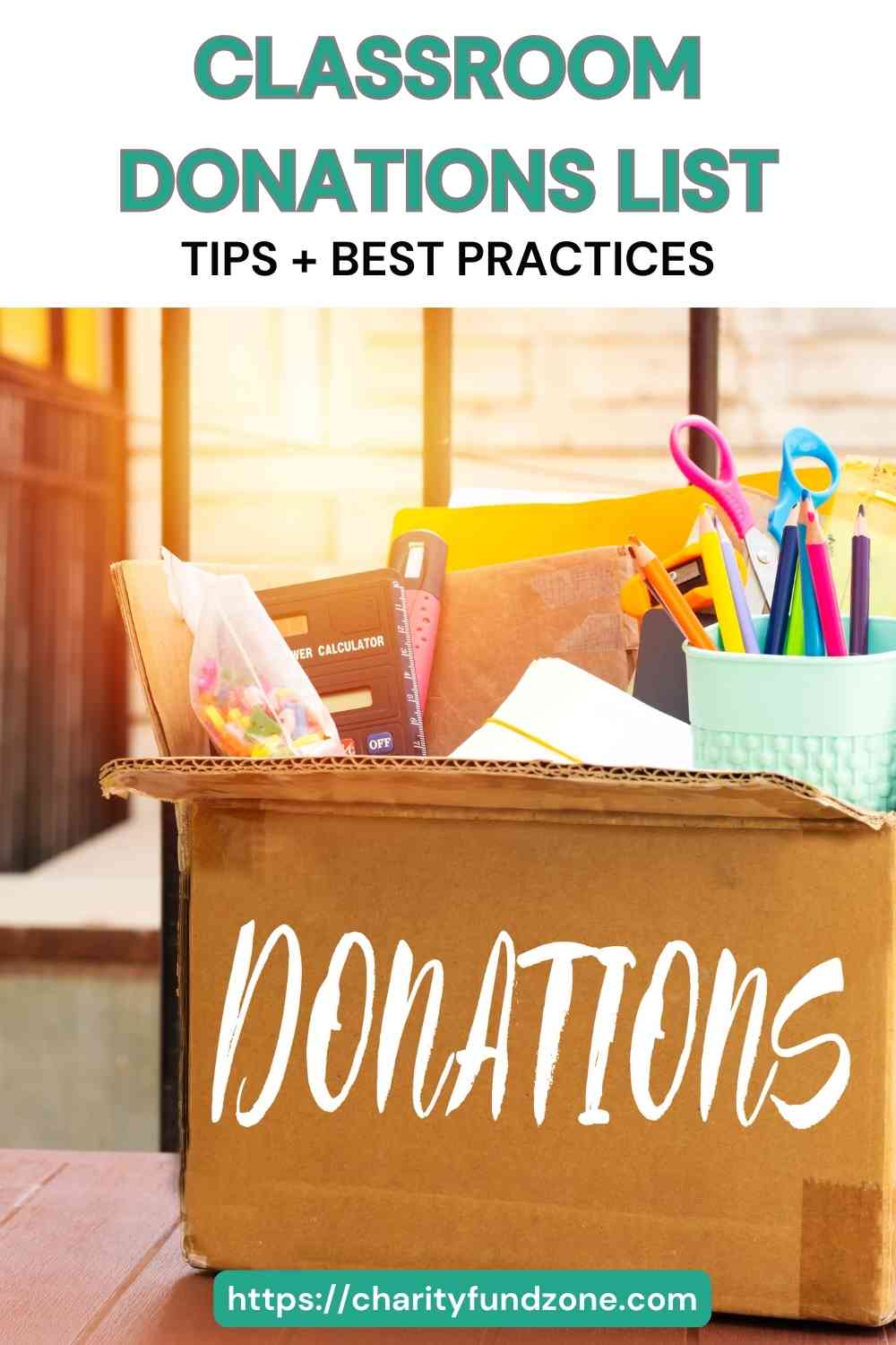 Classroom Donations List: Must-Have Items + Best-Practices - Charity ...