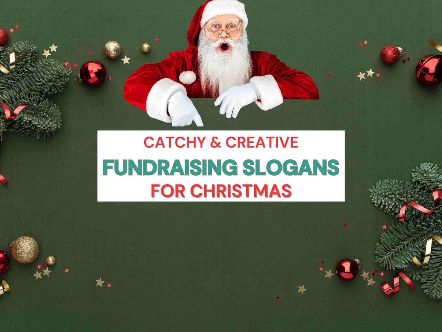 85 Christmas fundraising Slogans: Creative + Impactful - Charity Fund Zone