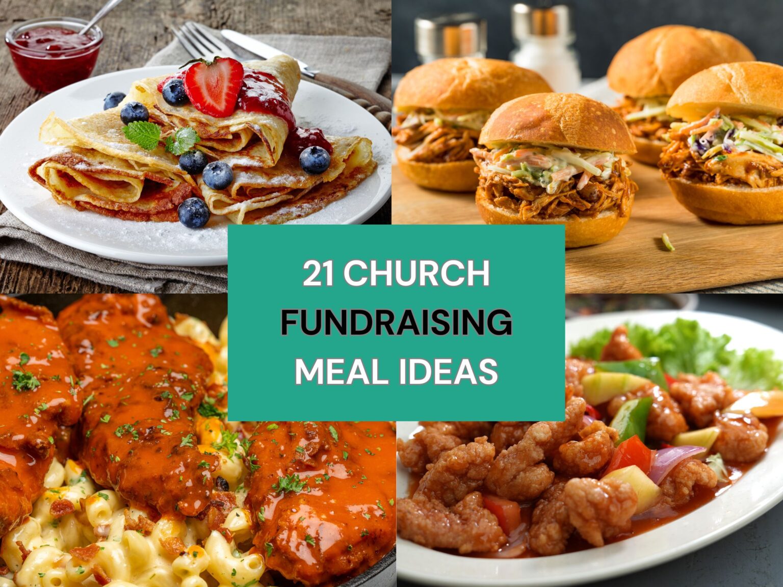 21 Mouthwatering Church Fundraiser Meal Ideas - Charity Fund Zone